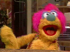 Excited Sesame Street GIF by Muppet Wiki - Find & Share on GIPHY