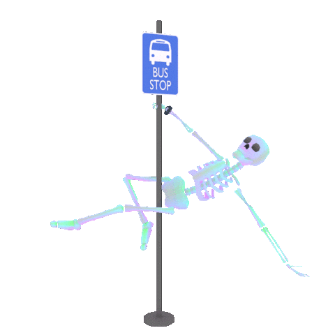 Bus Stop Spinning Sticker by jjjjjohn for iOS & Android | GIPHY