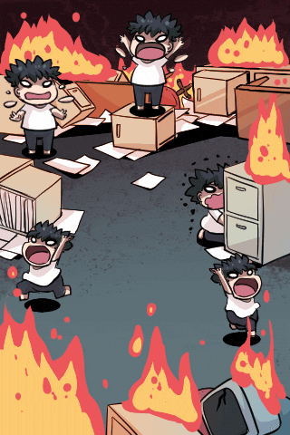 Burning Freak Out GIF by Jin - Find & Share on GIPHY