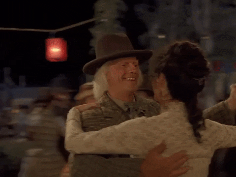 Mary Steenburgen Dancing GIF by Back to the Future Trilogy - Find ...