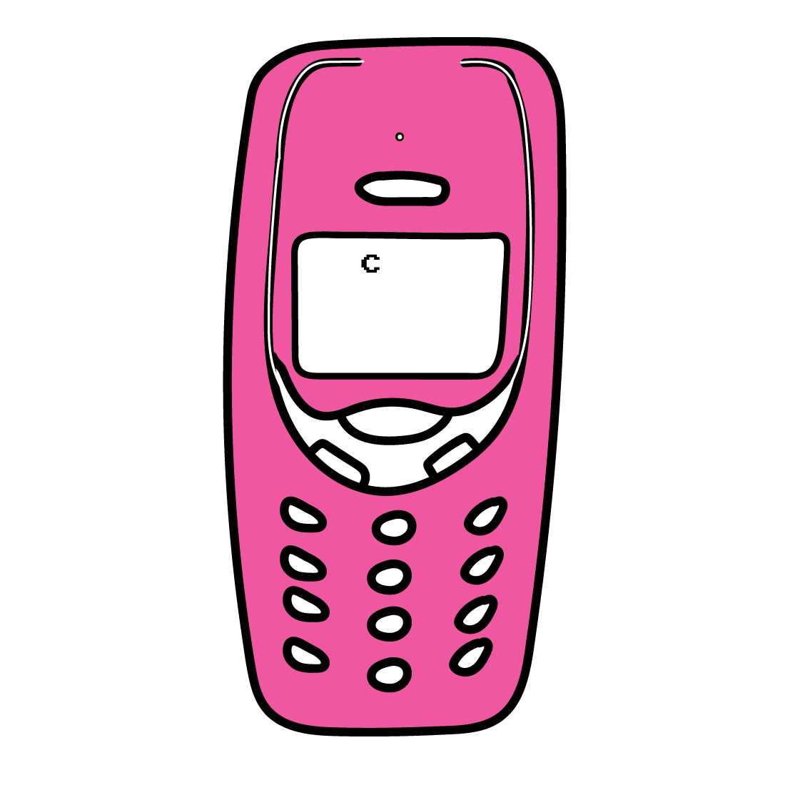 90S Cell Phone Sticker for iOS & Android | GIPHY