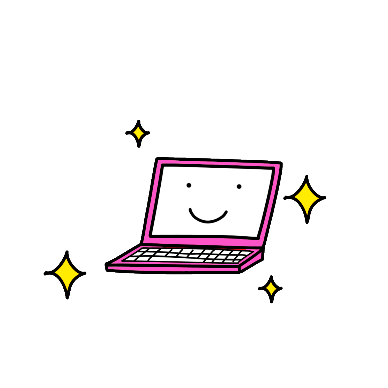 Computer Love Sticker by Melody for iOS & Android | GIPHY
