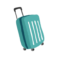 Suitcase Luggage Sticker by yessiow for iOS & Android | GIPHY