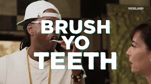 Brush-yo-teeth GIFs - Get the best GIF on GIPHY