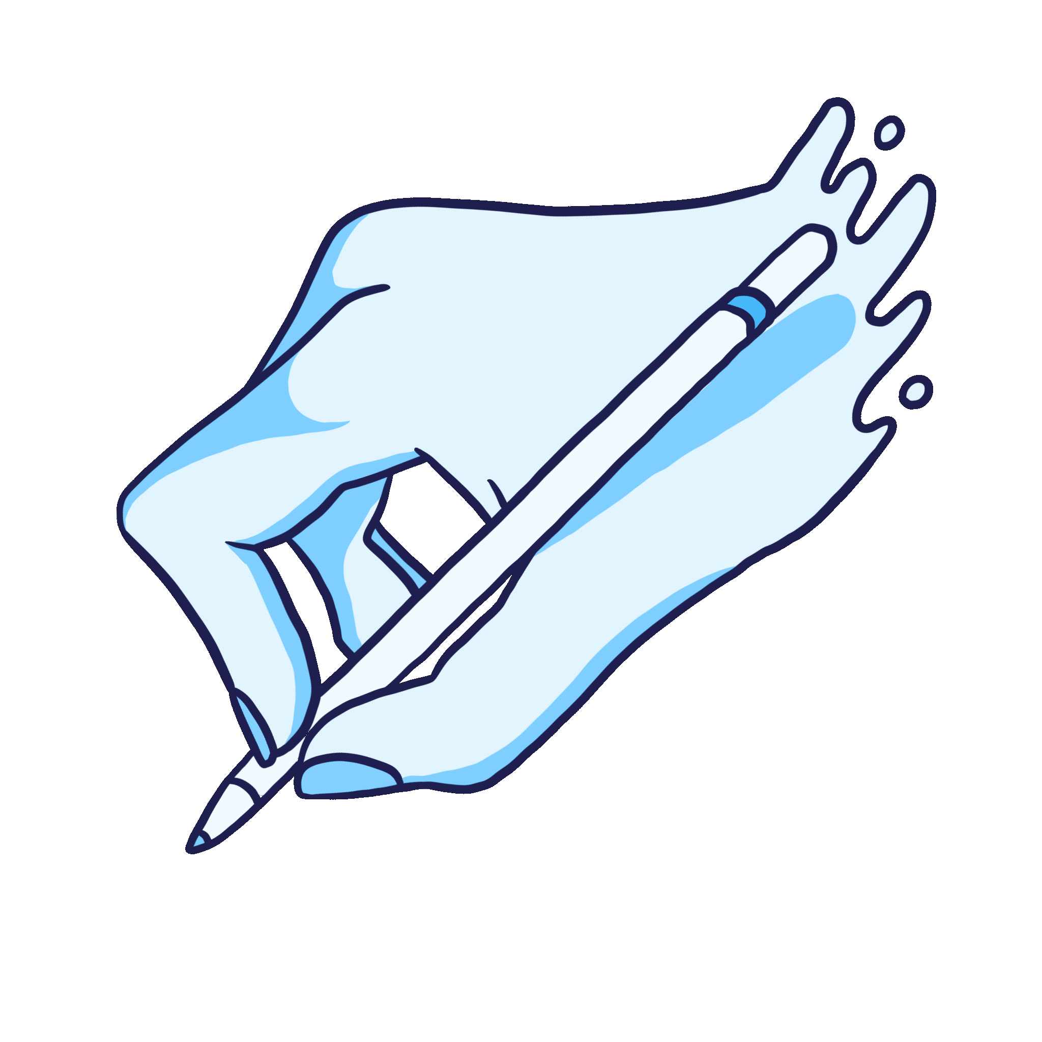 Hand Letter Sticker for iOS & Android | GIPHY