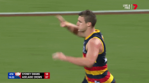 Afl Celebrate GIF by Adelaide Crows - Find & Share on GIPHY