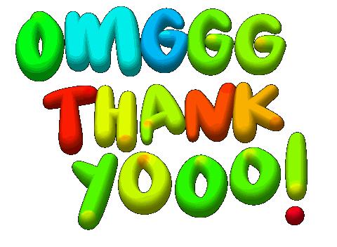 Thank U Omg Sticker by AlwaysBeColoring for iOS & Android | GIPHY