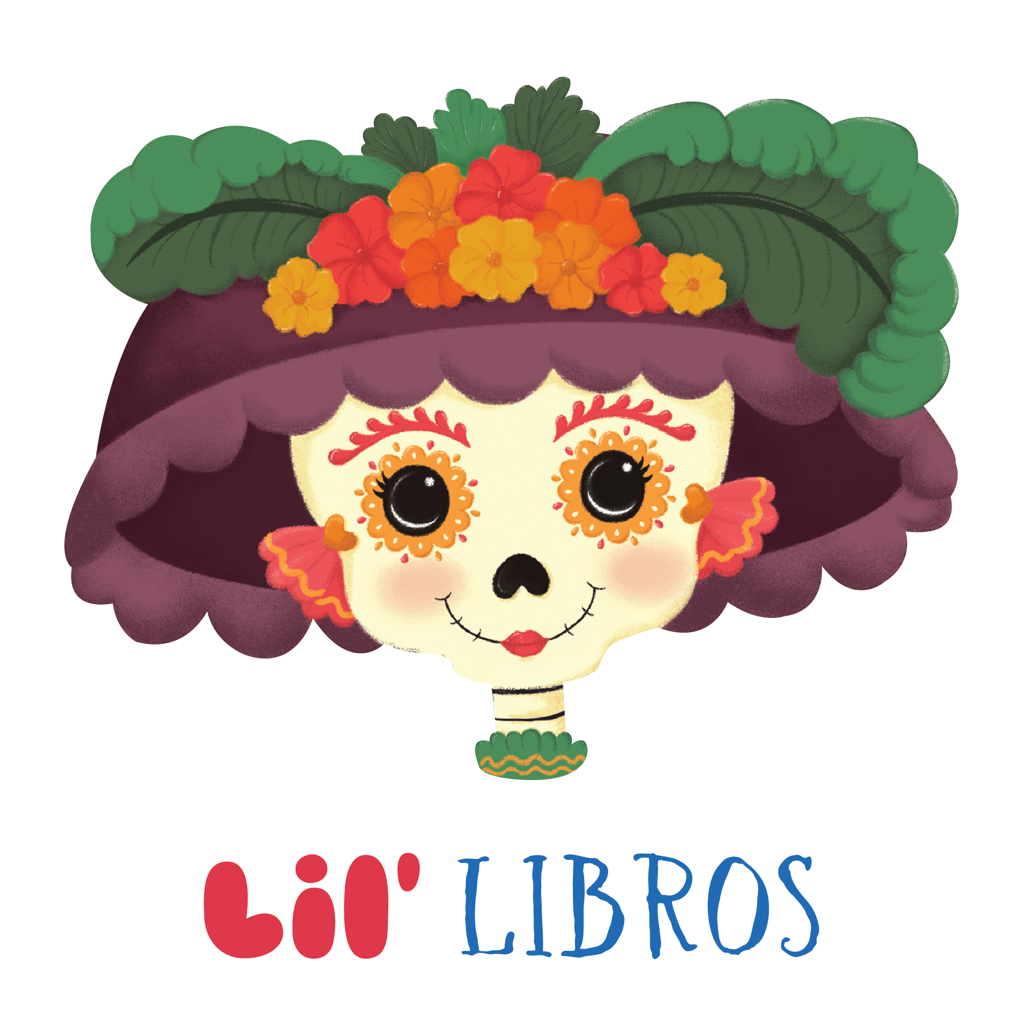 Happy La Catrina Sticker by LilLibros for iOS & Android | GIPHY