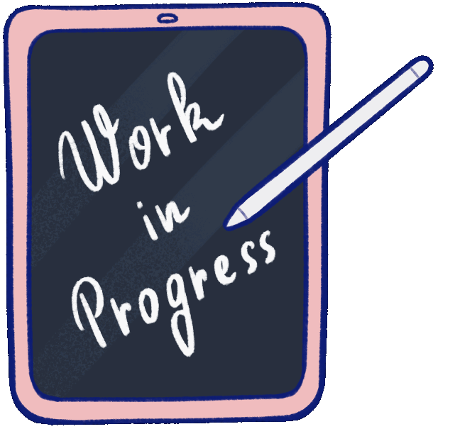 Work In Progress Art Sticker for iOS & Android | GIPHY