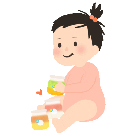 Baby Food Love Sticker by Grouu for iOS & Android | GIPHY