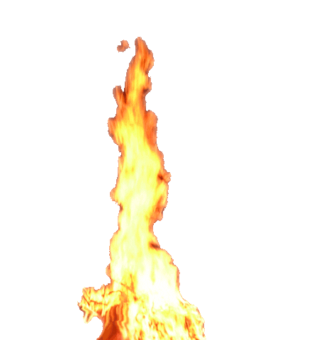 Flammen Transparentes Gif Realistische Feuer, Fackel Flamme Symbole