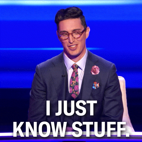 Knows-stuff GIFs - Get the best GIF on GIPHY