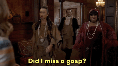 Gasping Brandon Scott Jones GIF by CBS - Find & Share on GIPHY
