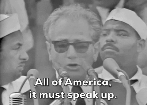 What Rabbi Joachim Prinz Said at the 1963 March on Washington by GIPHY ...