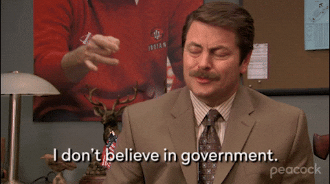 Ron Swanson Government GIFs - Get the best GIF on GIPHY