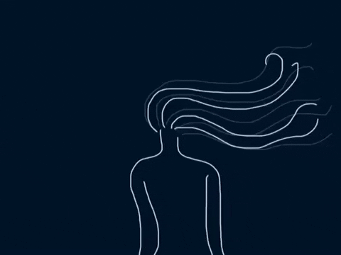 Hair Blowing In The Wind Gif