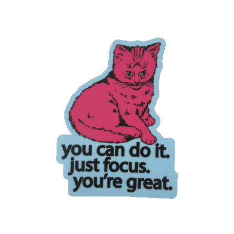 Positive Vibes Catjam Sticker by badkneesTs for iOS & Android | GIPHY