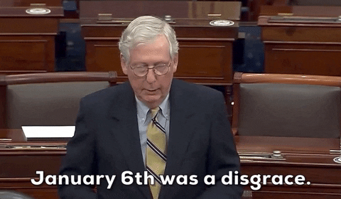 Mitch Mcconnell Insurrection GIF by GIPHY News - Find & Share on GIPHY