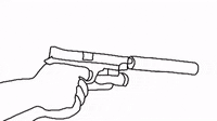 Hand Gun Firing Gif