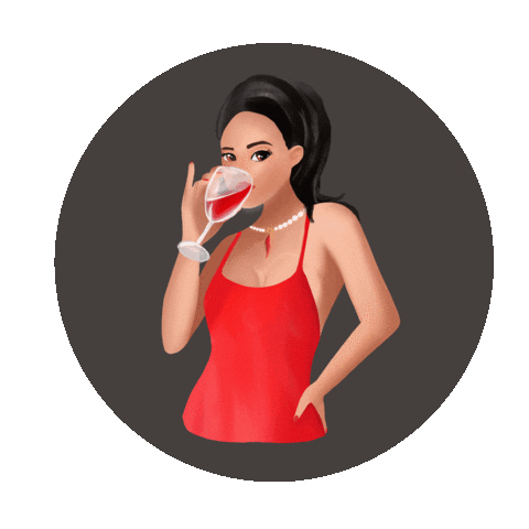 Girl Drink Sticker for iOS & Android | GIPHY
