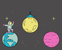 Animated Gif Space Travel