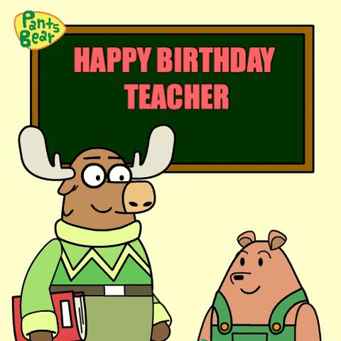 Happy Birthday Teacher GIF - Find & Share on GIPHY