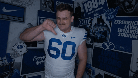 Byu Football GIF by BYU Cougars - Find & Share on GIPHY