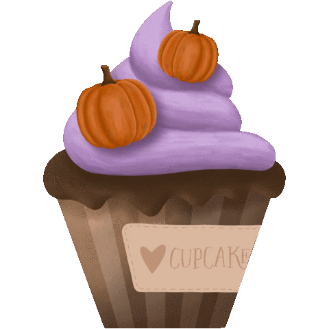 Autumn Cupcake Clipart