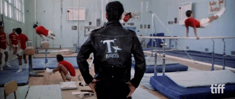 John Travolta Gym GIF by TIFF - Find & Share on GIPHY