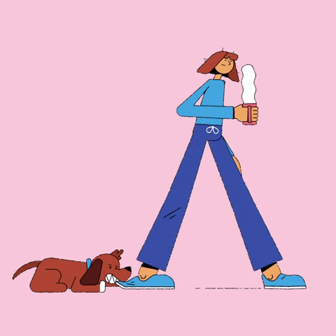 Tired Bad Dog GIF by Mioe Studio - Find & Share on GIPHY
