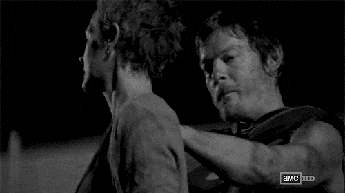 Daryl Dixon Crying Gif