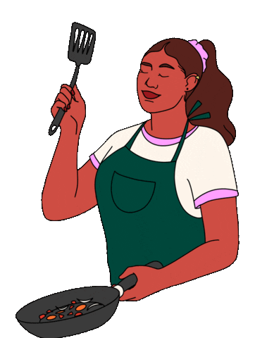 Animation Pictures Black Girl Cooking