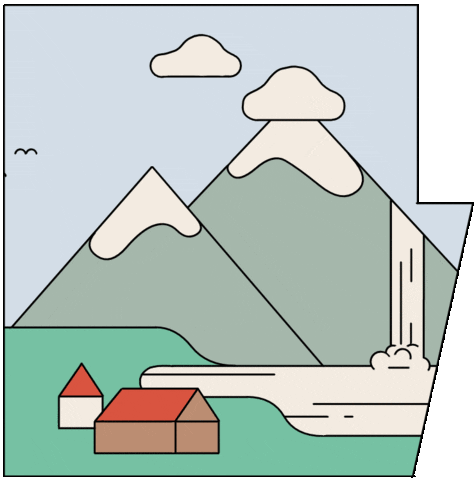Snow House GIF by YK Animation Studio - Find & Share on GIPHY