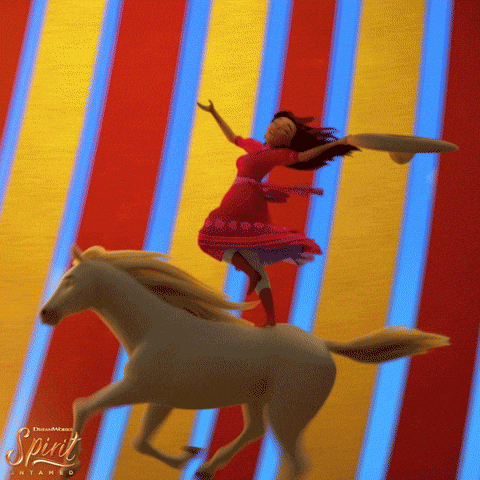 Running Horse Gif