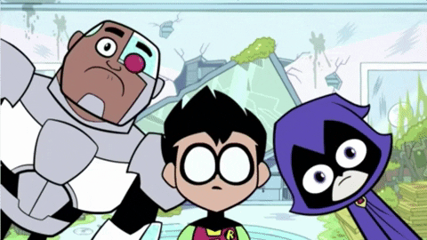 No Entiendo Teen Titans Go GIF by Cartoon Network EMEA - Find & Share ...