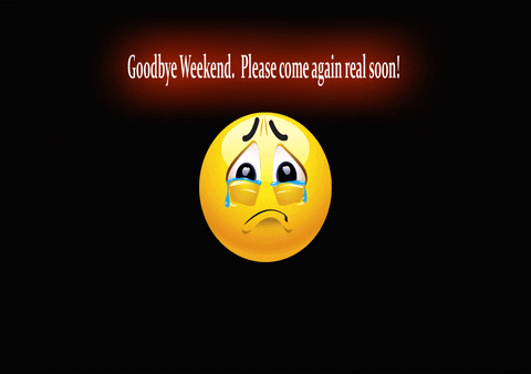 Goodbye-weekend GIFs - Get the best GIF on GIPHY