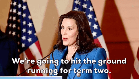 Gretchen Whitmer Michigan GIF by GIPHY News - Find & Share on GIPHY