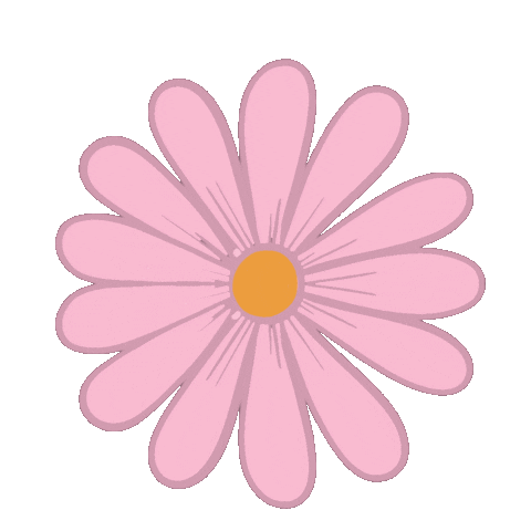 Pink Flower Sticker for iOS & Android | GIPHY