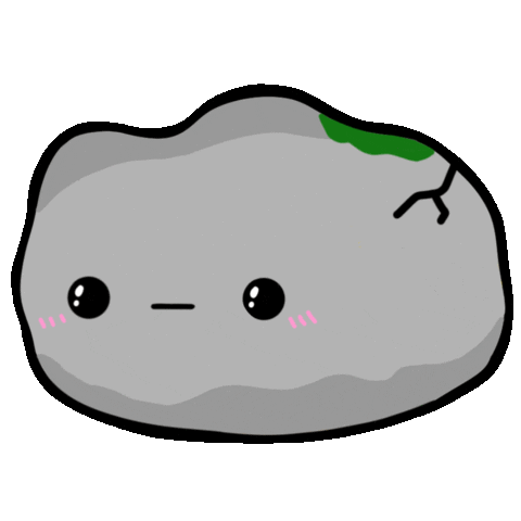 Sad Rock Sticker for iOS & Android | GIPHY