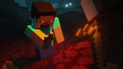 Slap No GIF by Minecraft - Find & Share on GIPHY