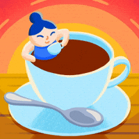 Drinking Coffee Gif
