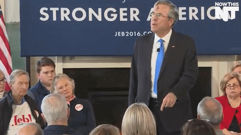 Sleepy Jeb Bush GIF by NowThis - Find & Share on GIPHY
