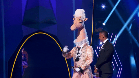 Giraffe GIF by The Masked Singer - Find & Share on GIPHY