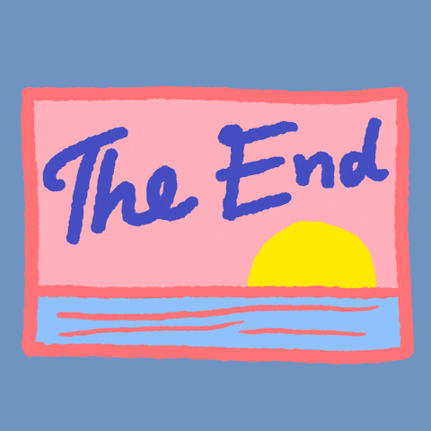 The End Sign Animated Gif