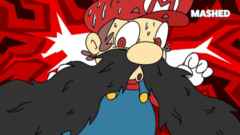 Animation Mustache GIF by Mashed - Find & Share on GIPHY