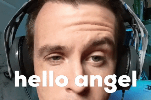 Hello Angel GIF by Luke Guy - Find & Share on GIPHY