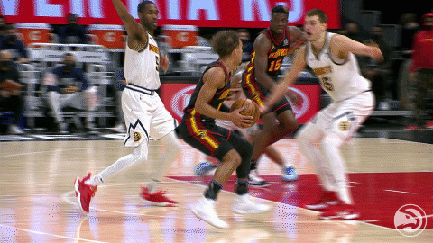 Trae Alley Oop GIF by Atlanta Hawks - Find & Share on GIPHY
