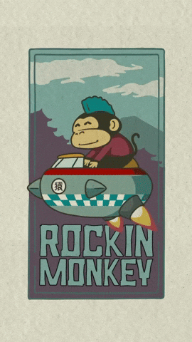 Rockin Monkey GIFs on GIPHY - Be Animated