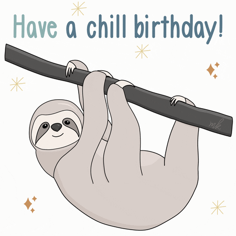 Sloth Birthday GIFs - Get the best GIF on GIPHY