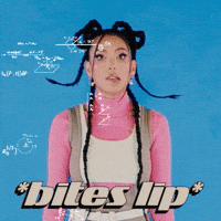 Lip Biting Tumblr Gif
